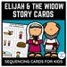 Elijah and the Widow Easy Bible Craft and Story Sequencing Cards for ...