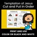 The Temptation of Jesus Craft for Preschool - Jesus in the Desert Bible ...