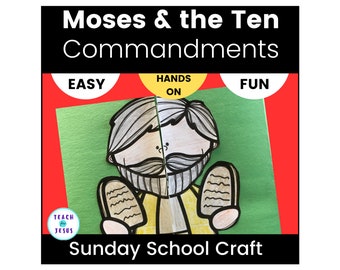 Printable 10 Commandments Paper Crown Craft for Kids. Paper Head Band ...