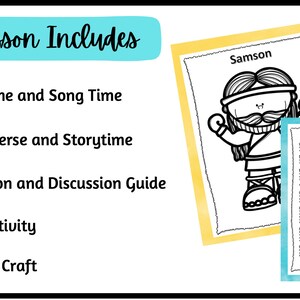 Preschool Sunday School Lessons for Kids Ministry and Children's Church ...