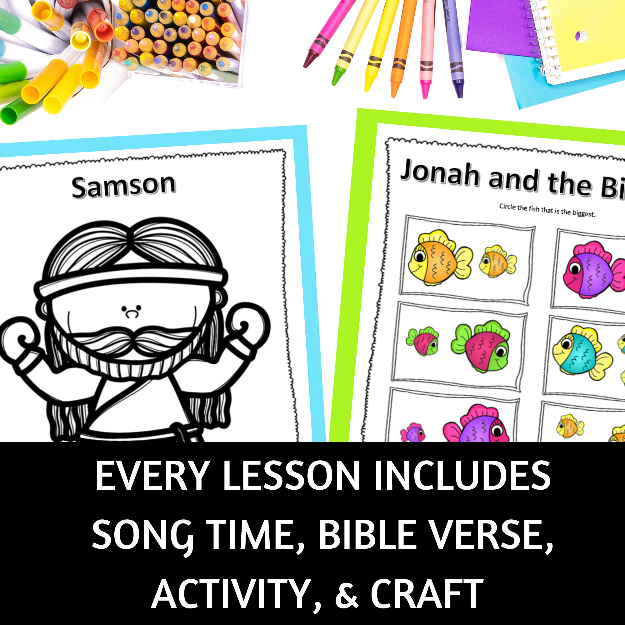 Preschool Sunday School Lessons for Kids Ministry and Children's Church ...