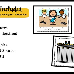 The Temptation of Jesus Craft for Preschool - Jesus in the Desert Bible ...