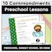 Moses and the 10 Commandments Activity Craft and Lessons for Preschool ...