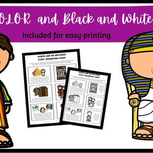 Joseph and His Colorful Coat and Joseph's Brothers Bible Story ...