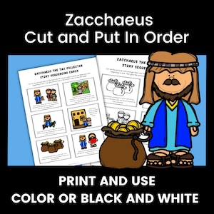 Zacchaeus the Wee Little Man and Tax Collector - Jesus Bible Story ...