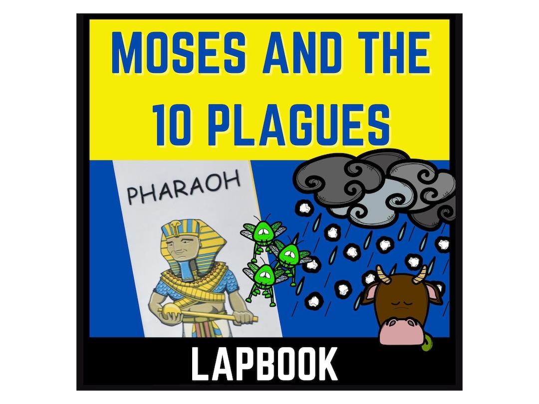 Moses and the Ten Plagues of Egypt Craft and Activity for Sunday School ...