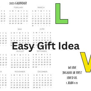 Handprint Craft Calendar 2025 Christmas Gift From Baby or Toddler Child ...