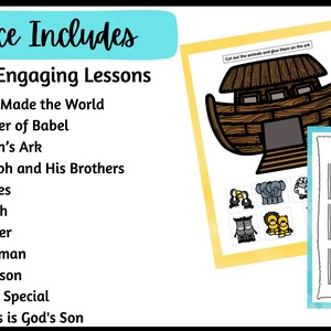 Preschool Sunday School Lessons for Kids Ministry and Children's Church ...