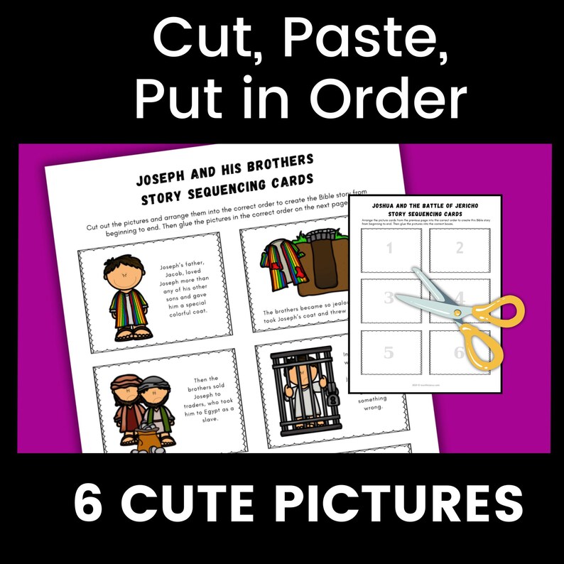 Joseph and His Colorful Coat and Joseph's Brothers Bible Story ...