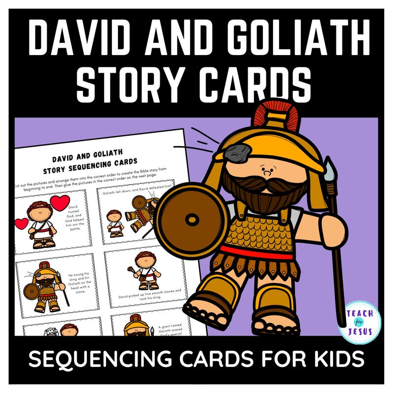 David and Goliath - Etsy