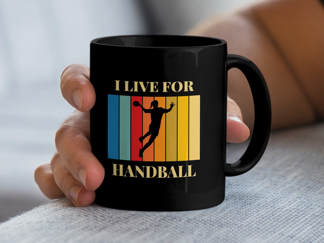 Handball Mug Cool Sports Coffee Mug Gift for Athlete Athletic People ...