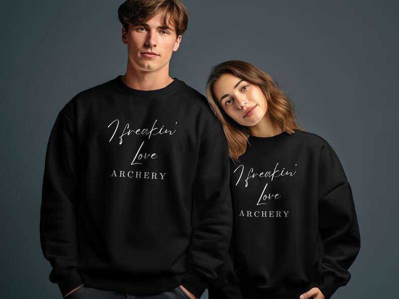 Archery Sweatshirt Team Archery Gift Archery Sweater Gift Funny Bow and ...