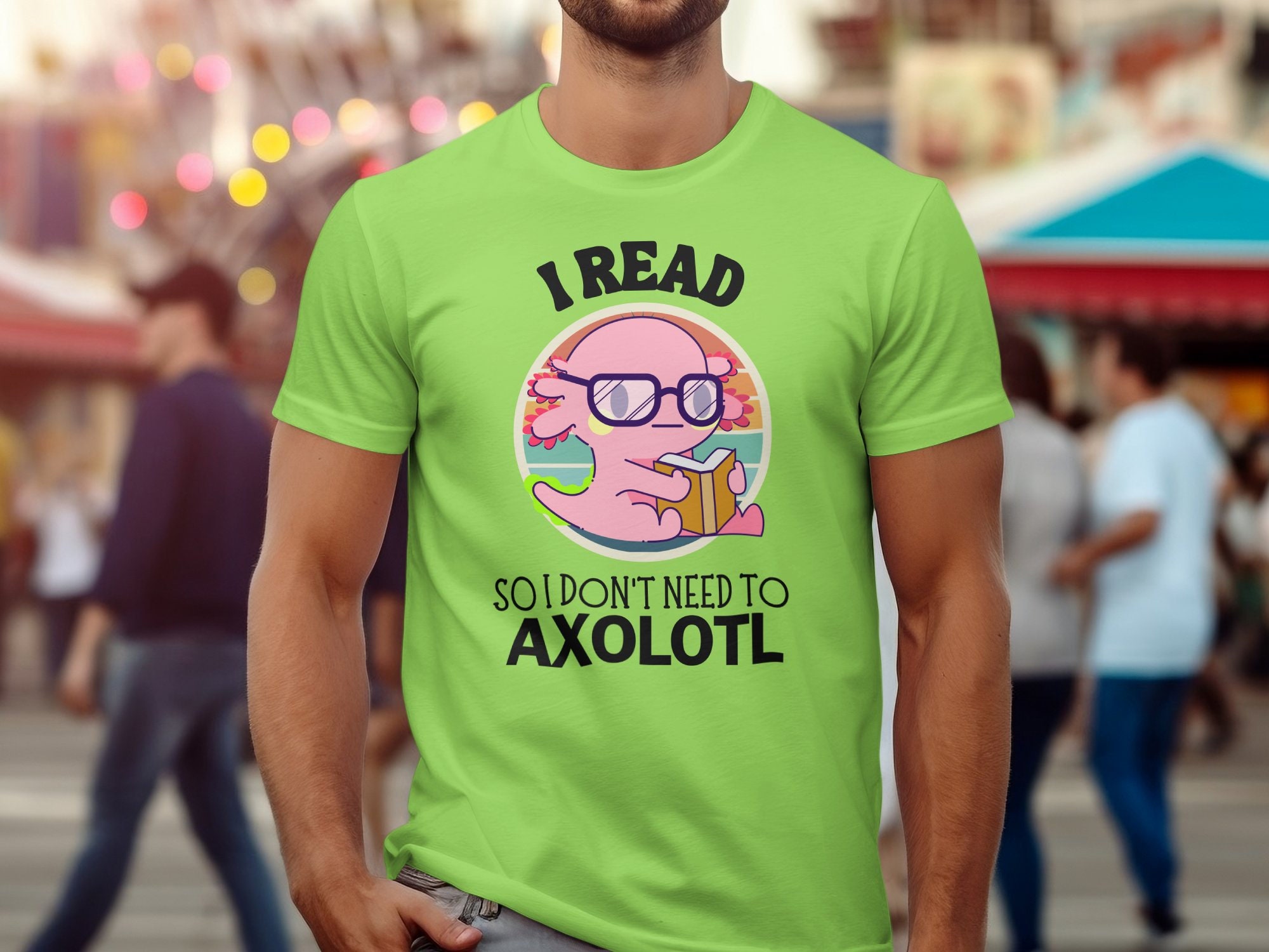 Axolotl Shirt Funny, Axolotl Tee, Axolotl T-shirt, Axolotl T Shirt, Bookworm Shirt, Booklover ...