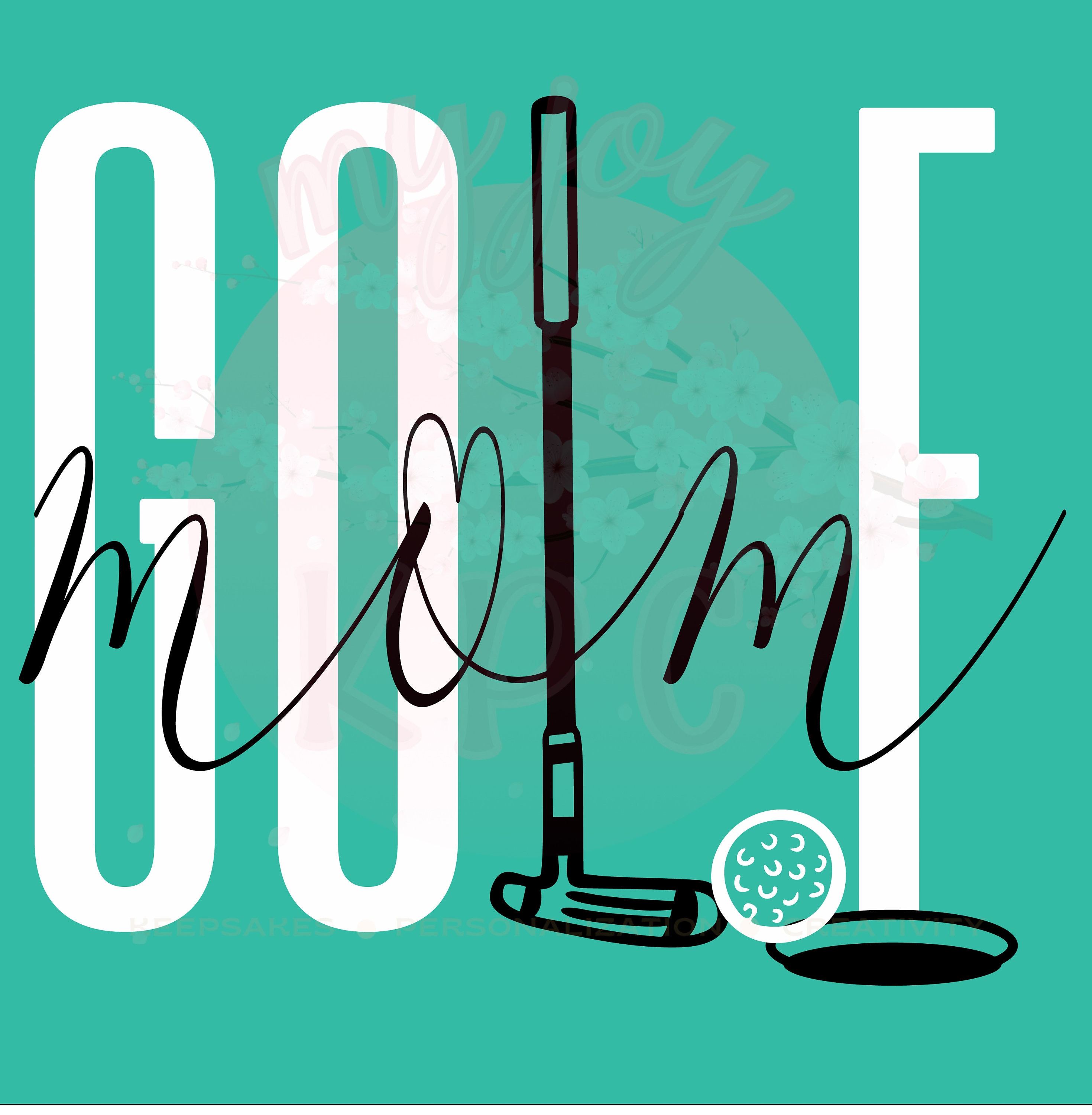 Golf Mom PNG & SVG, Golf Mom Digital File Instant Download, Golf Mom ...