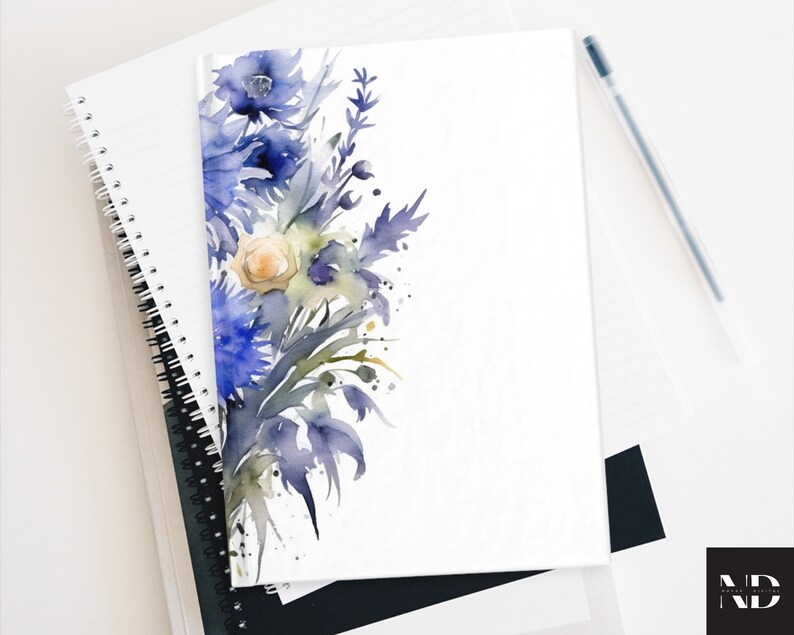 Watercolor Bachelor's Button Clipart PNG Set of 21, Blue Flowers ...