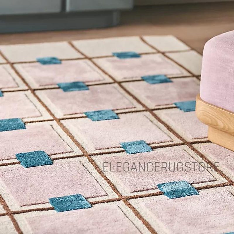 Geometric Rug - Etsy