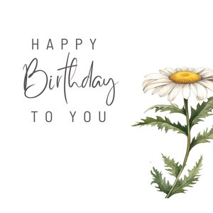 30 Daisies Clipart, Daisy Flowers PNG, Watercolor Floral Clipart ...