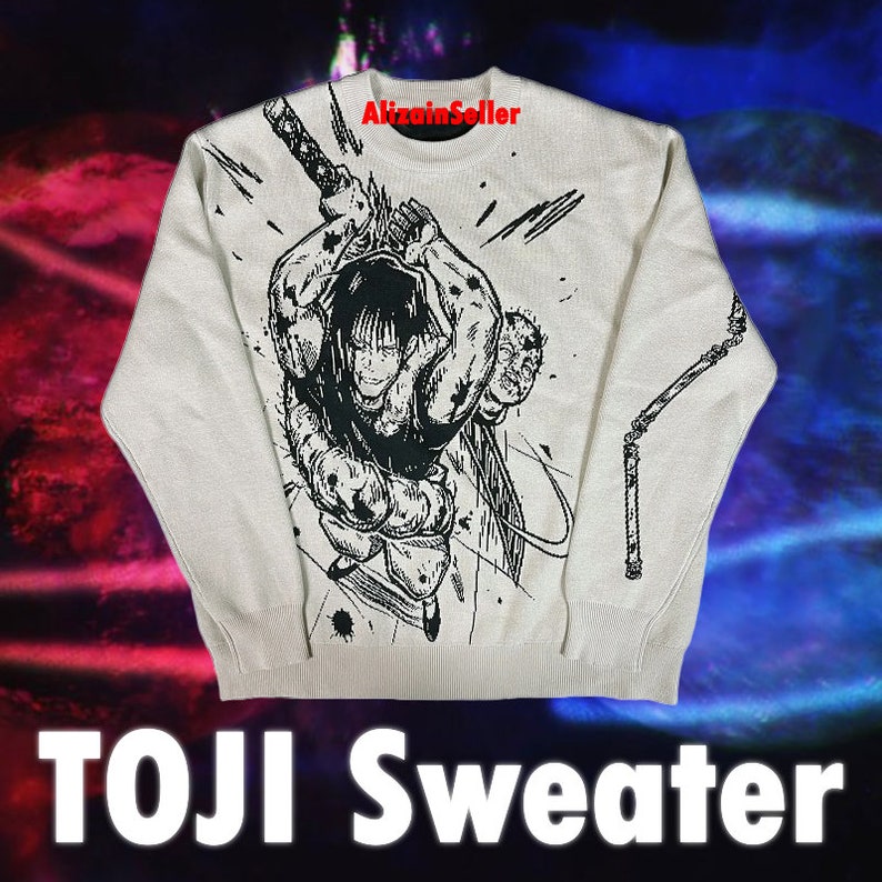 Toji Knit Sweater Cozy and Stylish for Everyday Comfort, Toji Fushiguro ...