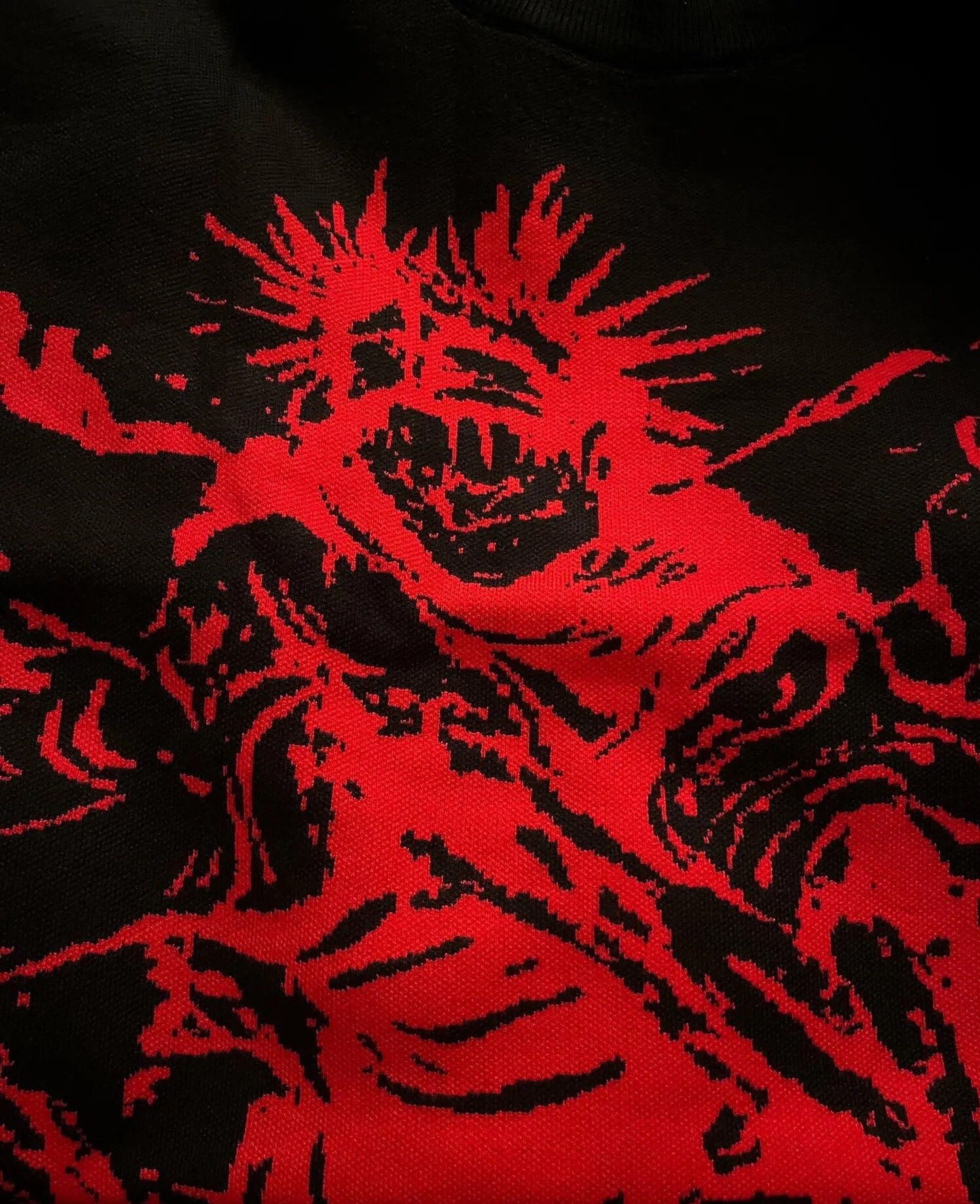 Choso Knit Sweater, Piercing Blood Knit Sweater, Anime Sweater, Jujutsu ...