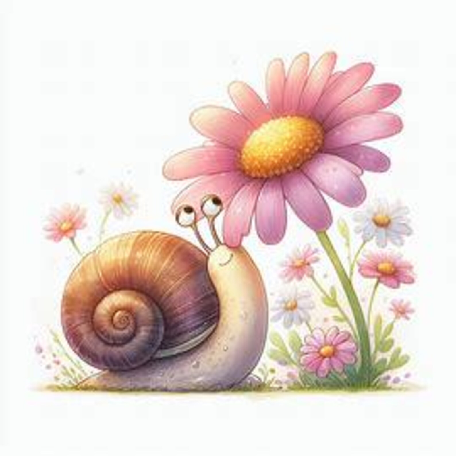 Snail, Little Snail, Snail Smiling - Etsy