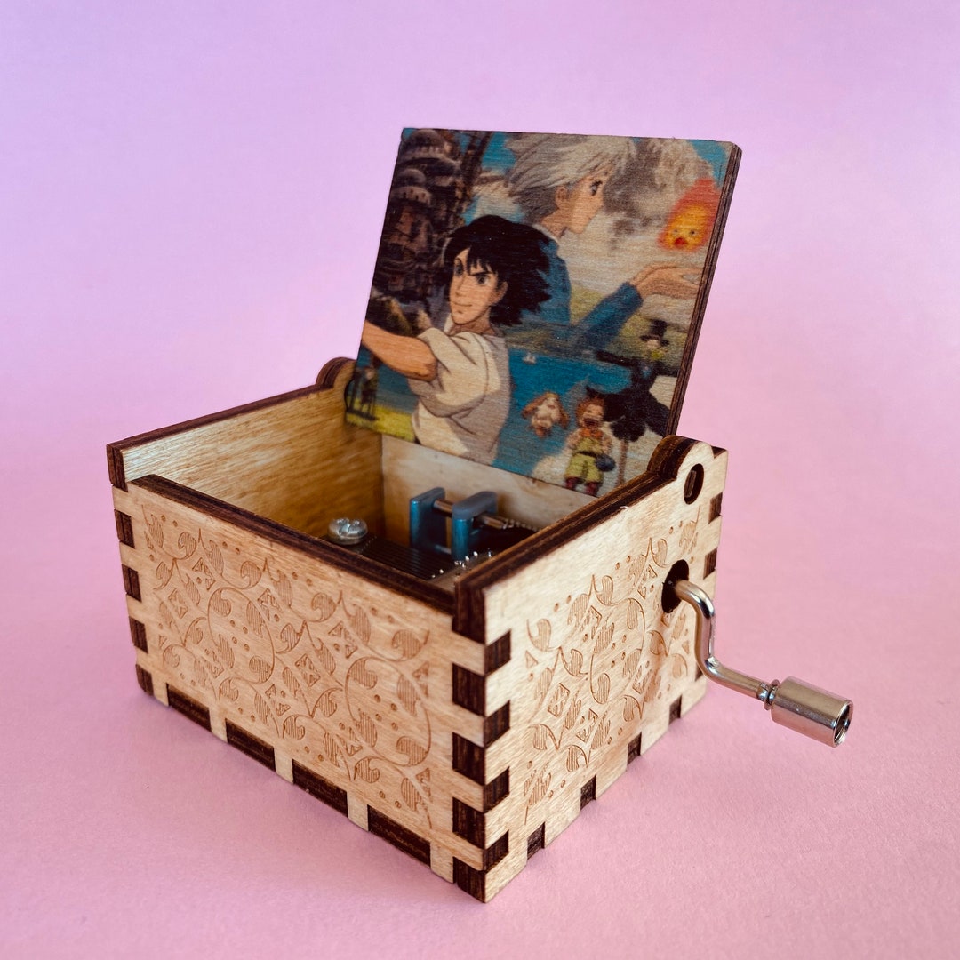 Howl's Moving Castle Music Box Photo in Epoxy Resin - Etsy