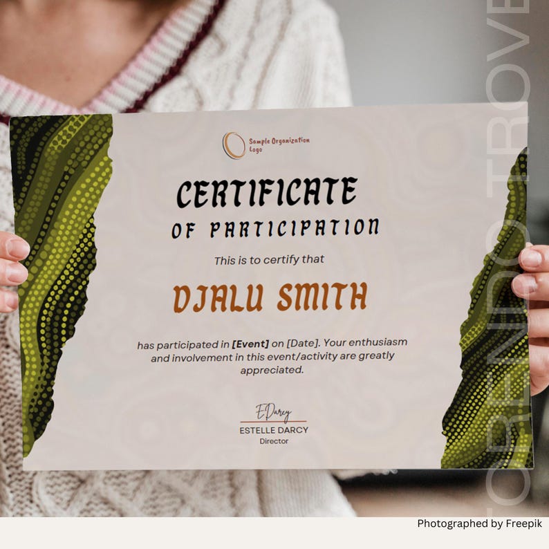 10 Aboriginal Certificate Template Bundle 1, Canva File Editable ...
