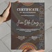 Aboriginal Certificate Template V2, Canva File Editable, 2-in-1 ...