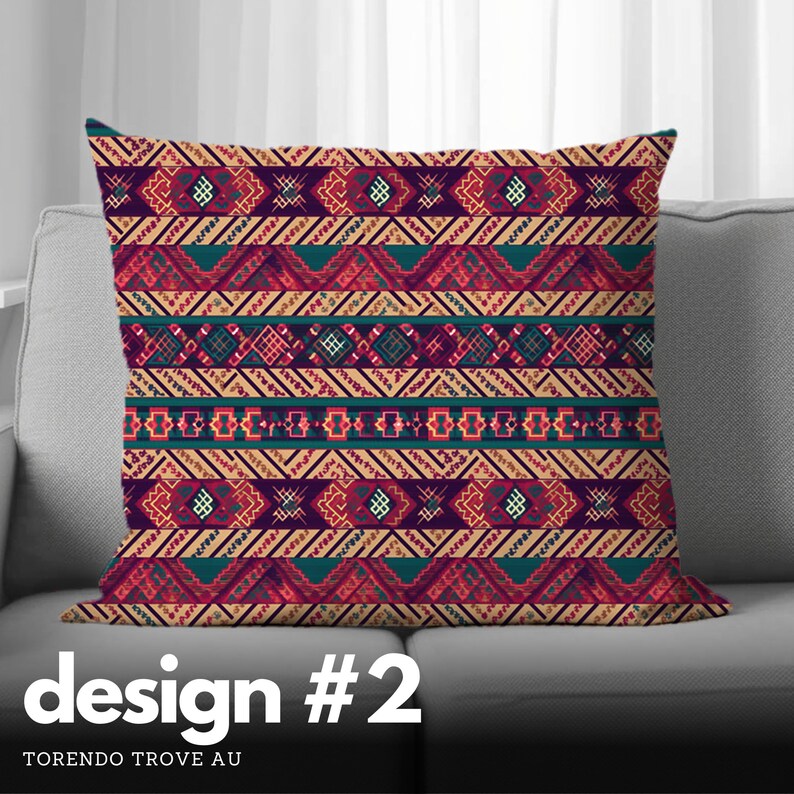 Filipino Ethnic Design Pillow Case 14x14 16x16 18x18 20x20, Philippines ...