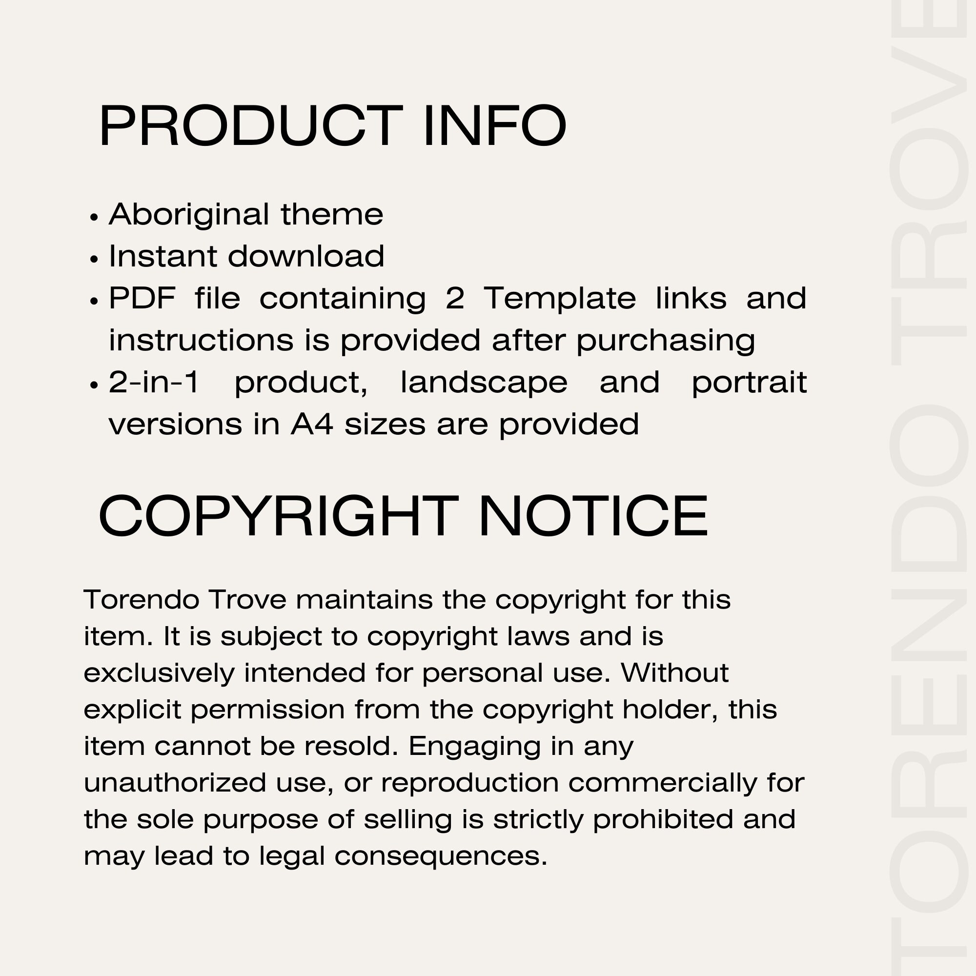 Aboriginal Certificate Template V2, Canva File Editable, 2-in-1 ...