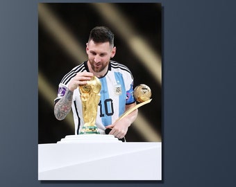 Legend Lionel Messi POSTER GOAT Lionel Messi Canvas World - Etsy