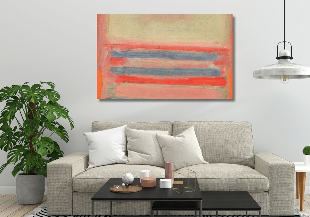 Mark Rothko Horizontal Reproduction Ready to Hang Canvas Wall Art ...