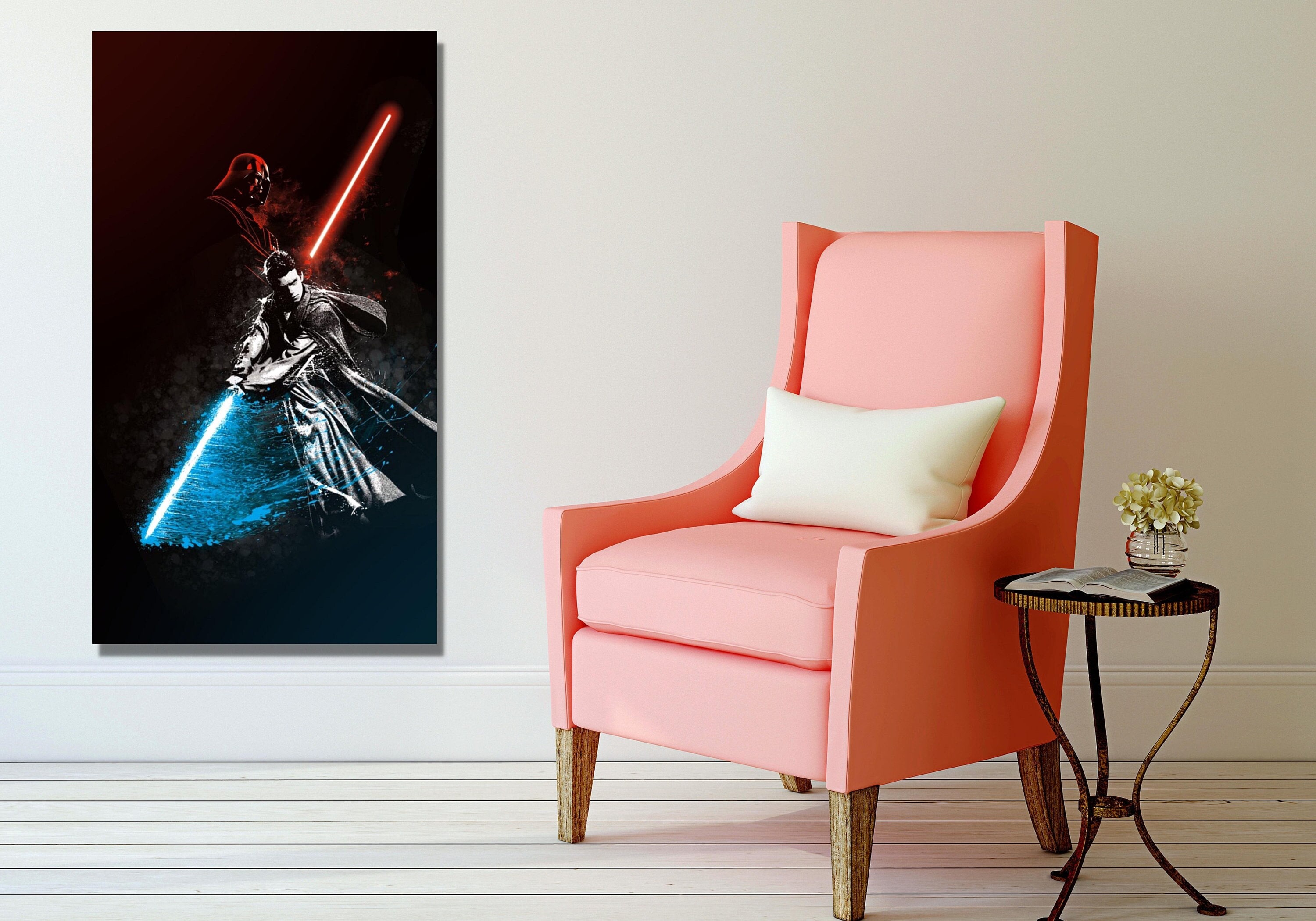 Darth Vader Anakin Skywalker Poster, Starwars Art Canvas,Star Wars ...