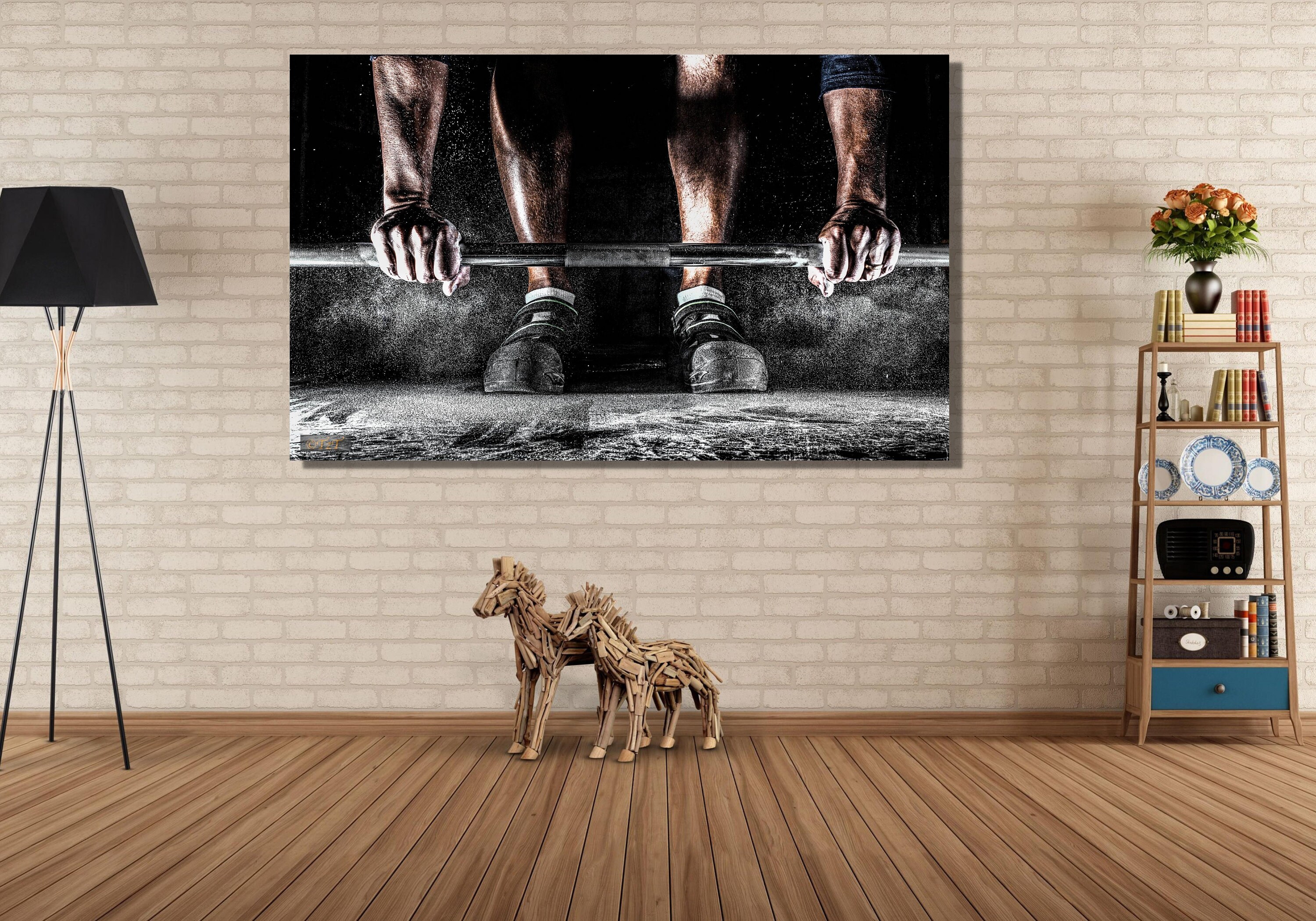 Motivational Fitness Canvas Wall Art,motivational Gym Poster , Extra ...