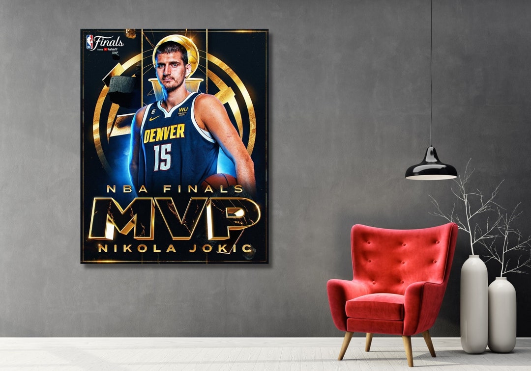 MVP Nikola Jokic Canvas Wall Art Nikola Jokic Poster Sports - Etsy