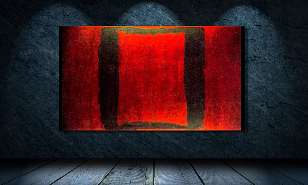 Mark Rothko Horizontal Reproduction Canvas Wall Art Rothko - Etsy
