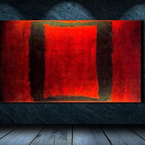 Mark Rothko Horizontal Reproduction Canvas Wall Art Rothko - Etsy