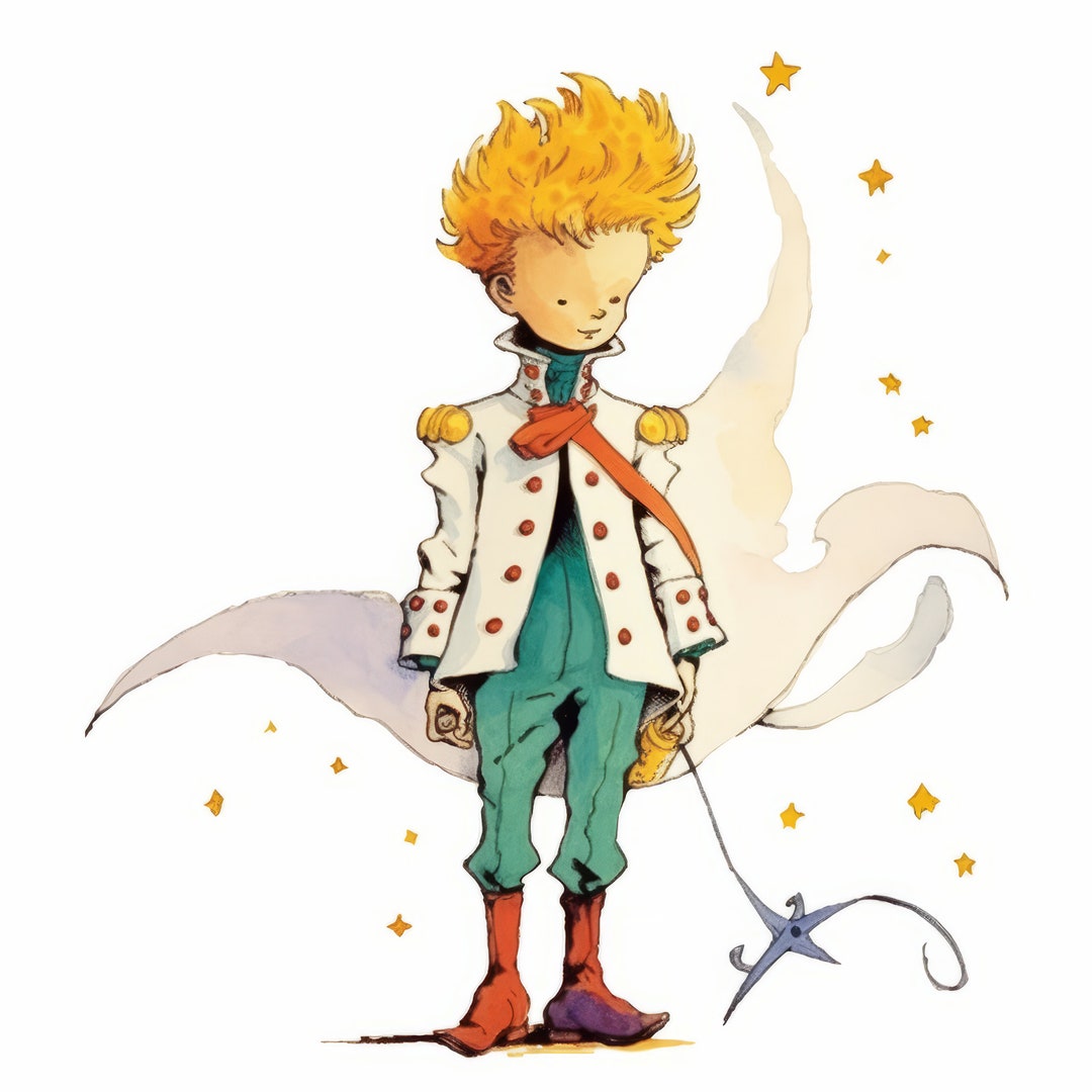 The Little Prince Art Set of 10 / Little Prince Print / Commercial ...