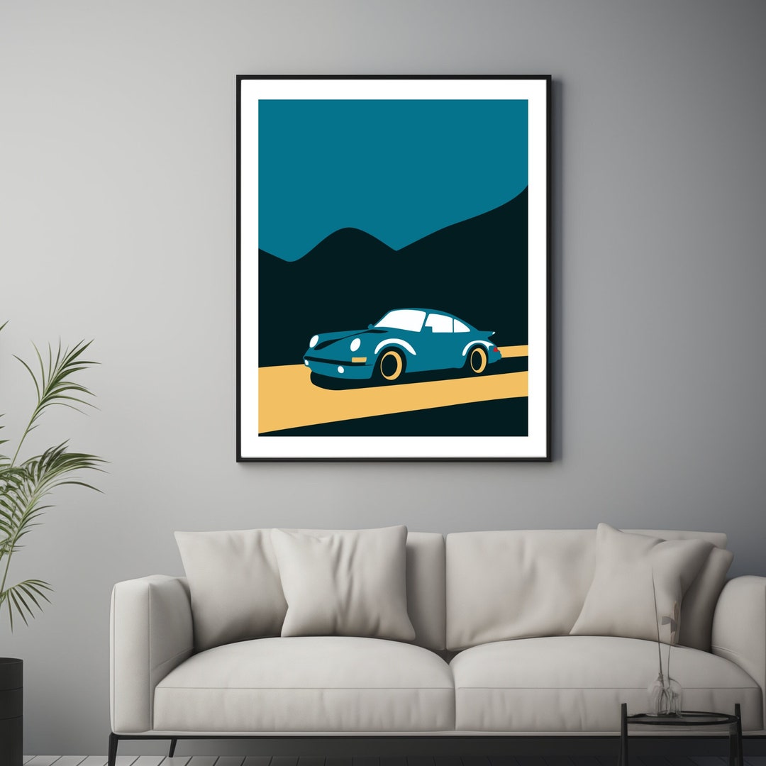 Porsche 911 Poster Digital Download Posters for Men Gifts for Men ...