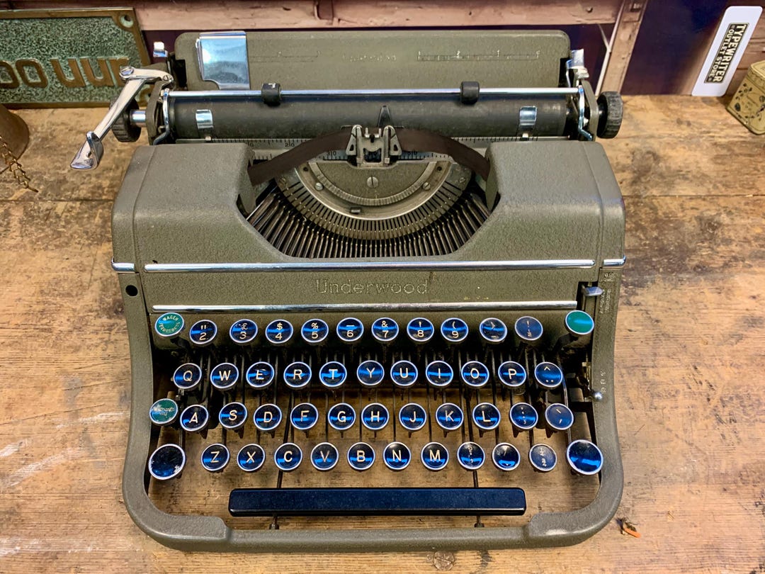 Vintage Antique Underwood Champion Typewriter in 3-star Condition - Etsy