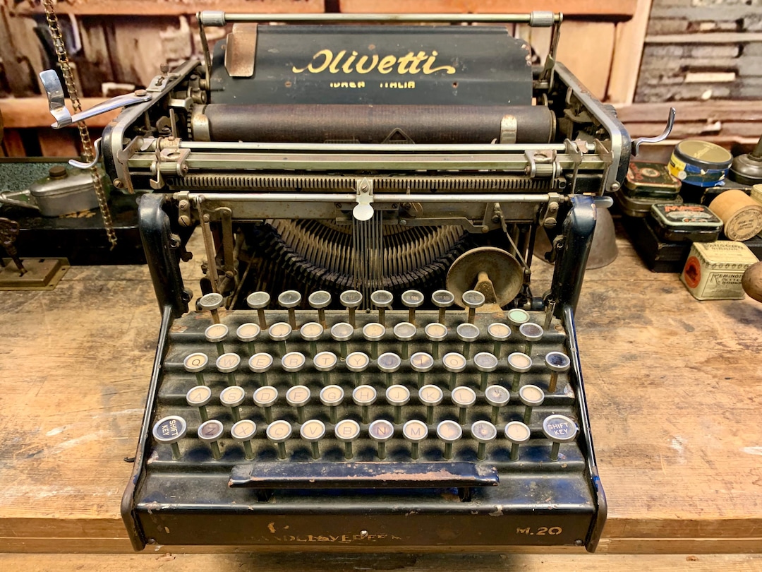 Vintage Antique Olivetti 20 Typewriter in 1-star Condition - Etsy