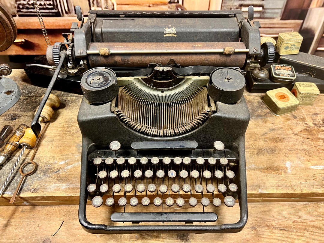 Antique Bar-lock Typewriter Model 20 50s. 2-star Condition - Etsy