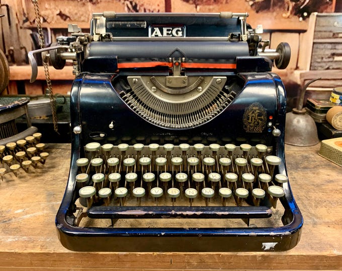 Vintage Antique AEG 6 Typewriter in 2-star Condition - Etsy