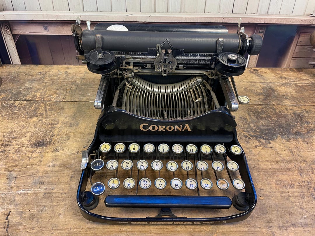 Foldable Corona 3 Typewriter in 2*-star Condition, Antique Portable ...
