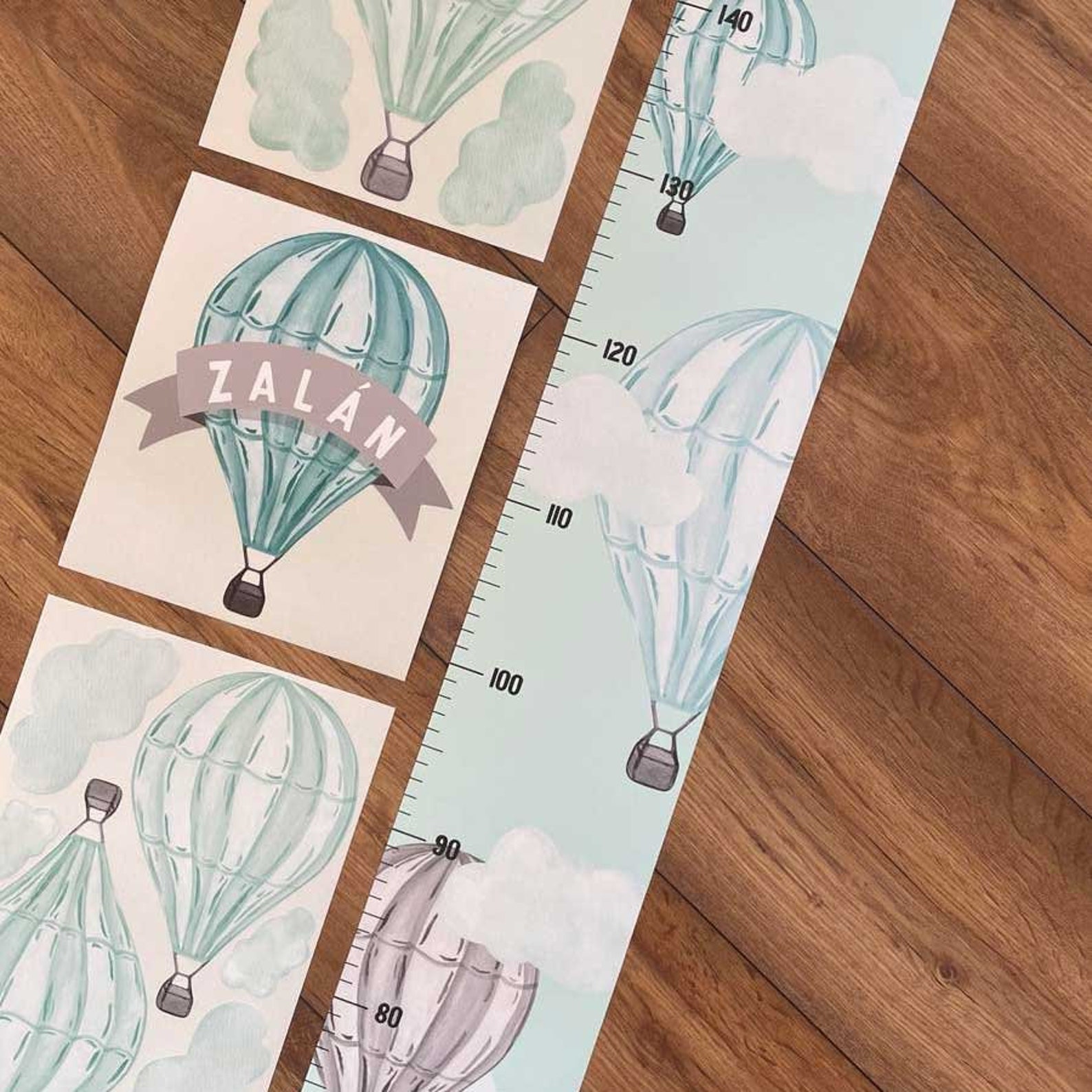 Children's Height Chart, Measuring Bar for Boys, Christening Gift, Boy ...