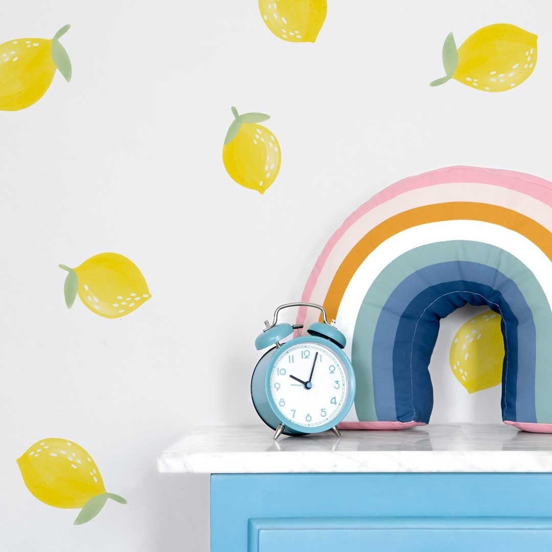 Lemon Wall Decals | Lemon Wall Stickers | Fruit Wall Stickers | Boho ...