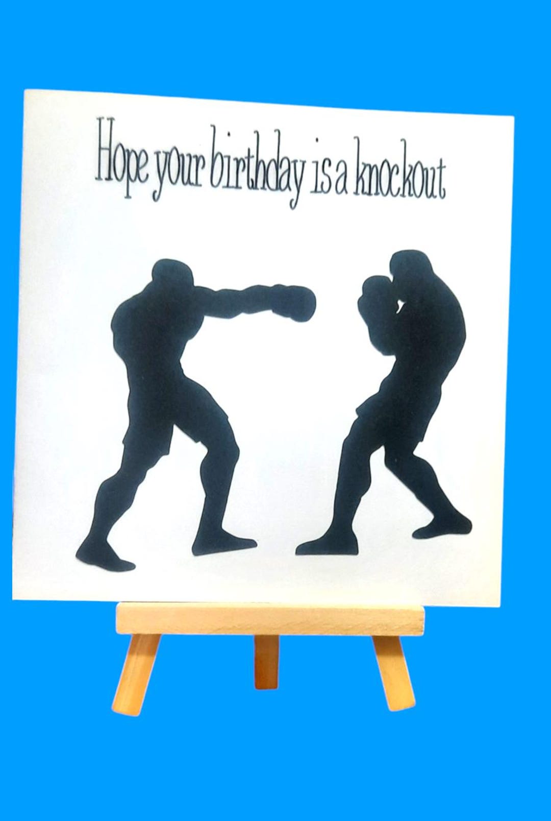 Boxing Birthday Card. Funny Birthday Card. Boxing Card. Fun Birthday ...