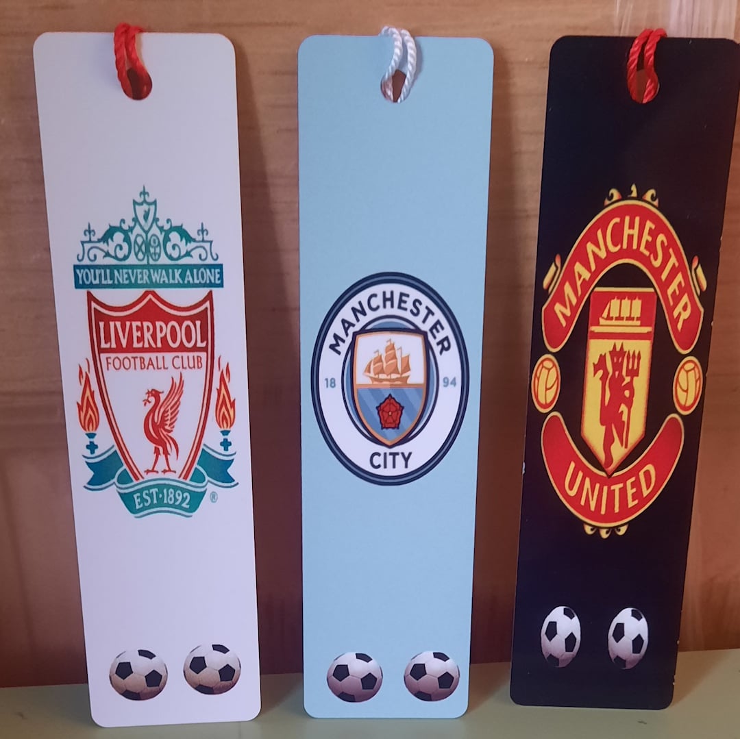 Football Bookmarks. Superior Images on Hardwearing Aluminium. Great ...