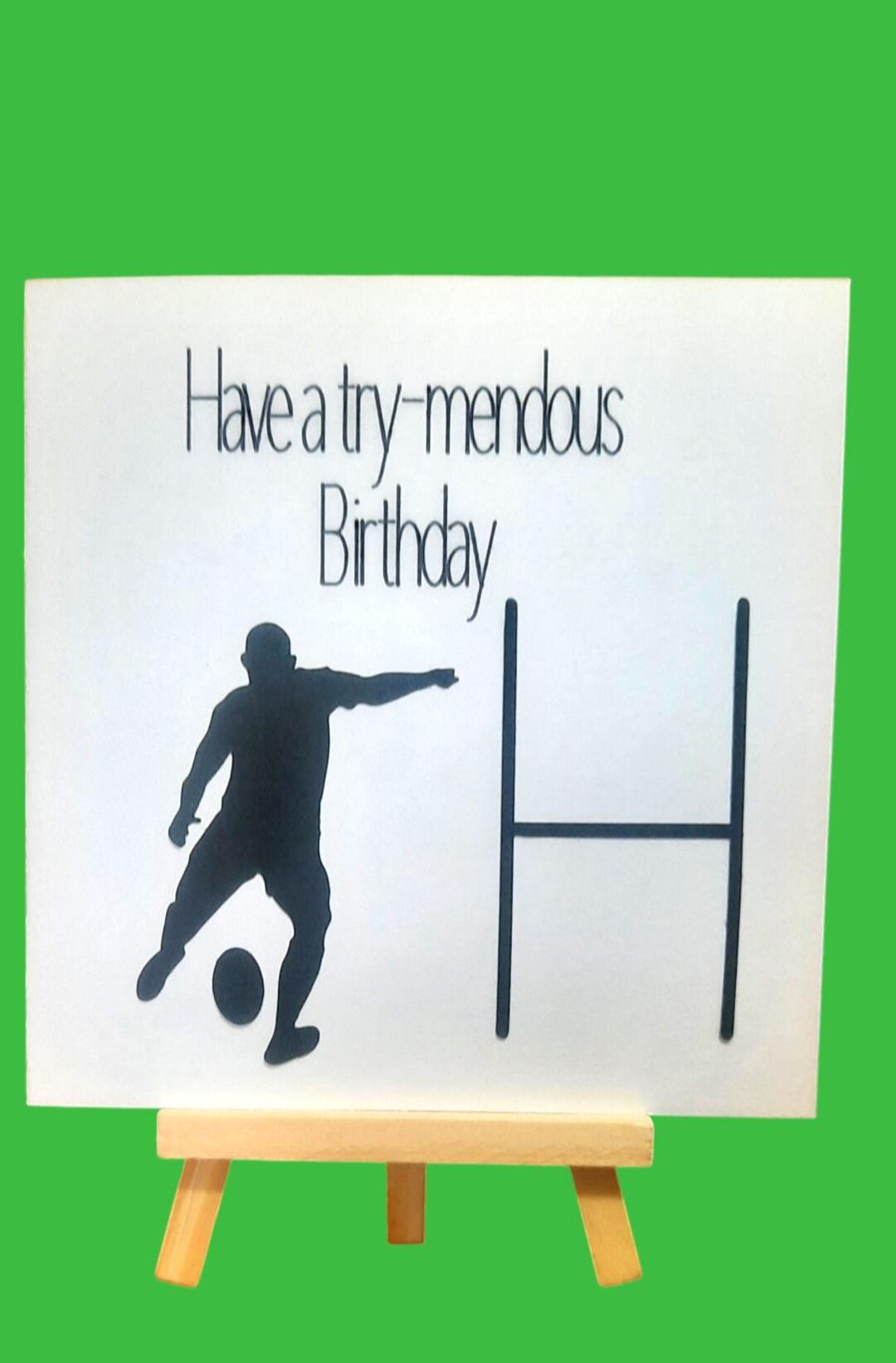 Rugby Birthday Card. Funny Birthday Card. Rugby Card. Fun Birthday Card ...