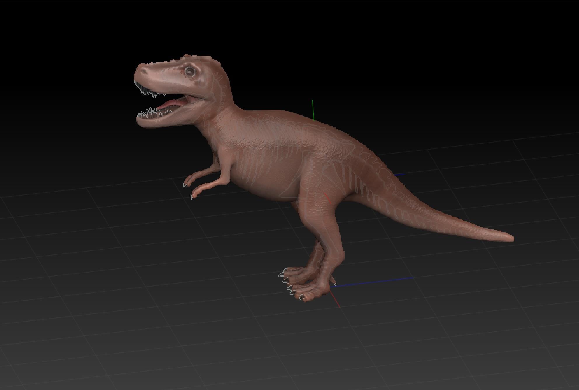 T-rex Anatomy Skeleton - Full 3D Body of Dinosaur Tyrannosaurus Rex - Etsy