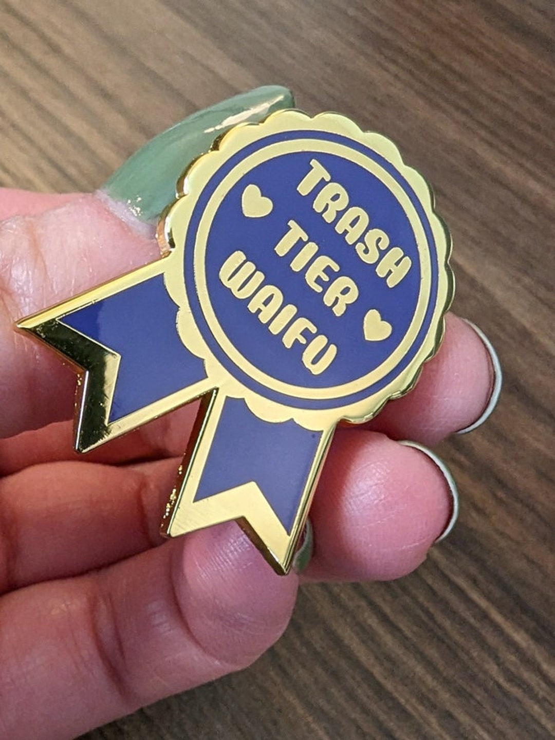 Waifu Aesthetic Enamel Pin Weeaboo Anime Fan Gift for Cosplayer Cosplay ...